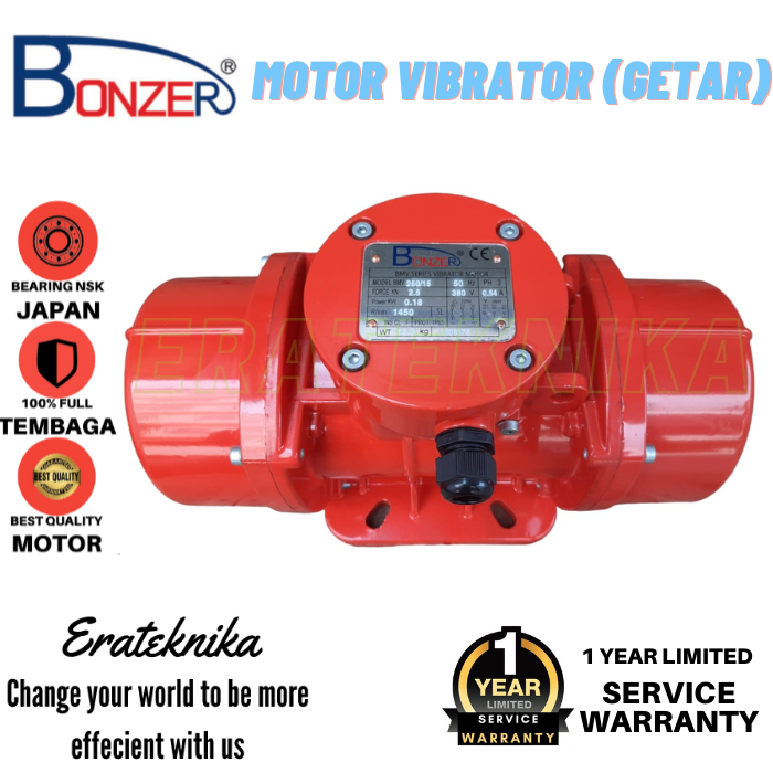 Jual Bonzer rotary vibrator BMV 250/15 1500rpm 0.18kw 3 phase 4 pole ...