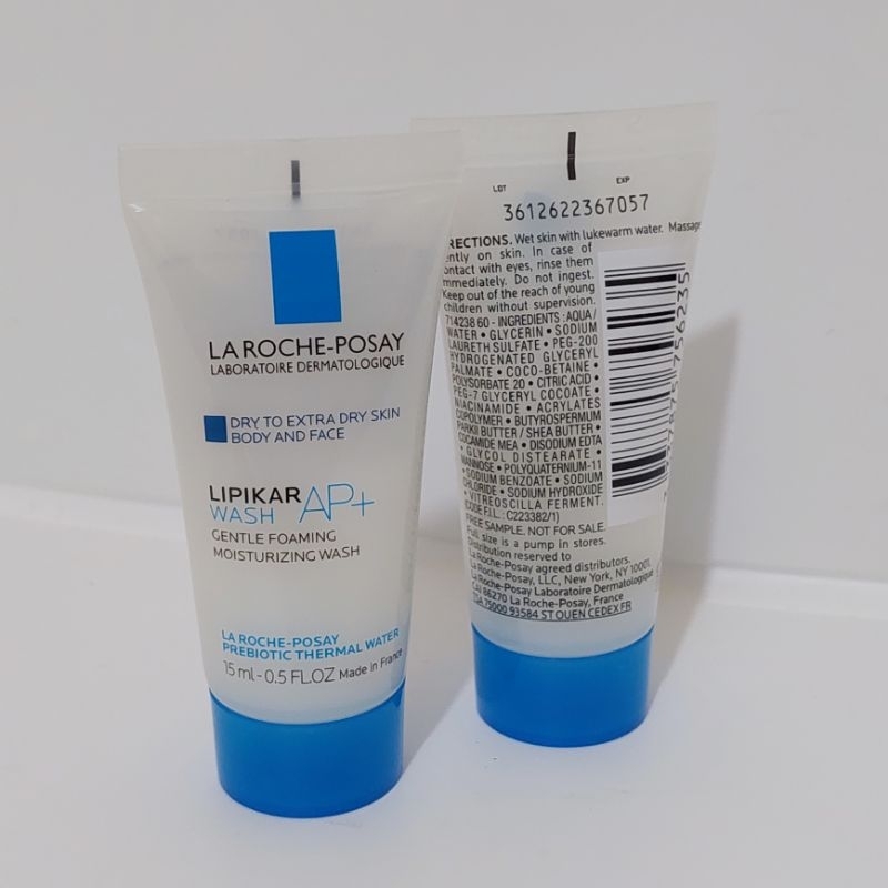 Jual La Roche Posay Lipikar Wash AP+ Body & Face 15ml MINI | Shopee ...
