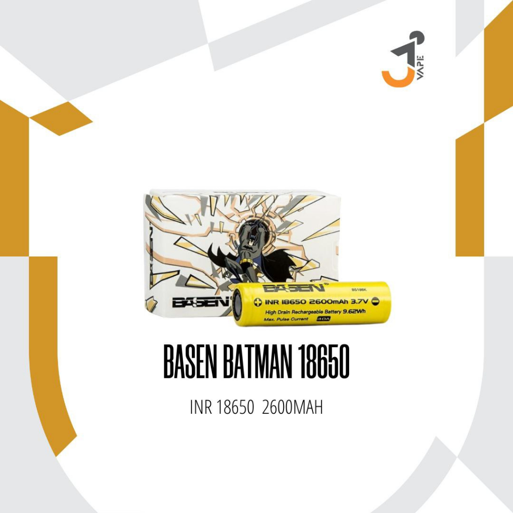 Jual BASEN 18650 2600MAH 40A AUTHENTIC BATTERY FOR BATERAI MOD ...