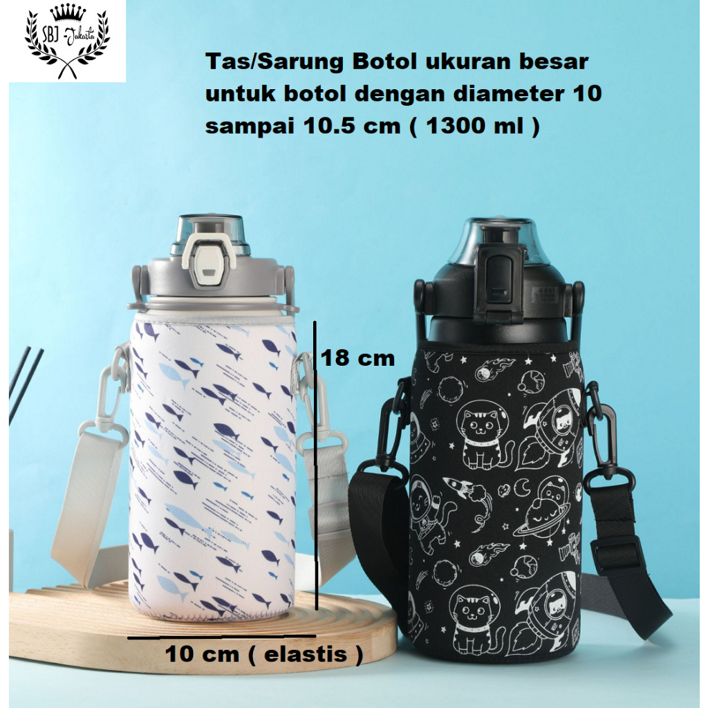 Jual Tas Termos Tumbler Sarung Botol Minum Elastis dengan Tali panjang ...