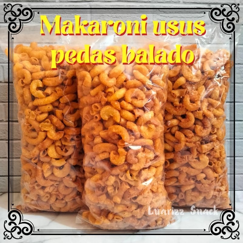 Jual 250 gr Makaroni Usus/Bantet Pedas Balado / Hot Kiloan | Shopee ...