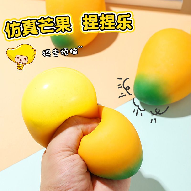 Jual MAINAN SQUISHY MANGGA BESAR REMAS ANTI STRESS SQUISHY MANGO ...
