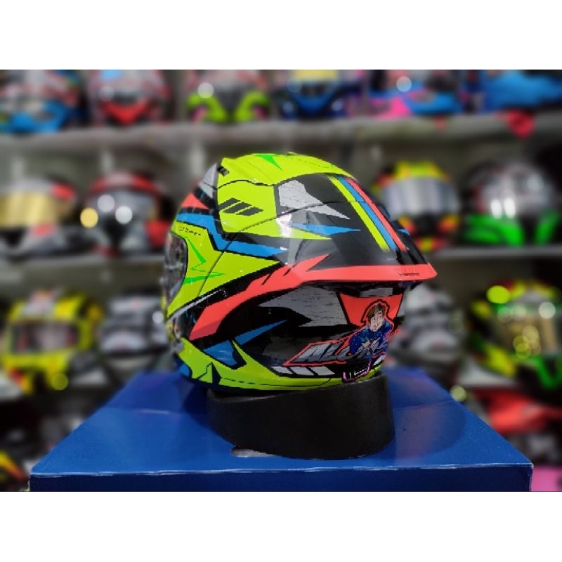 Jual NHK GPR-TECH STREET ALONSO LOPEZ #2 YELLOW BLUE | Shopee Indonesia