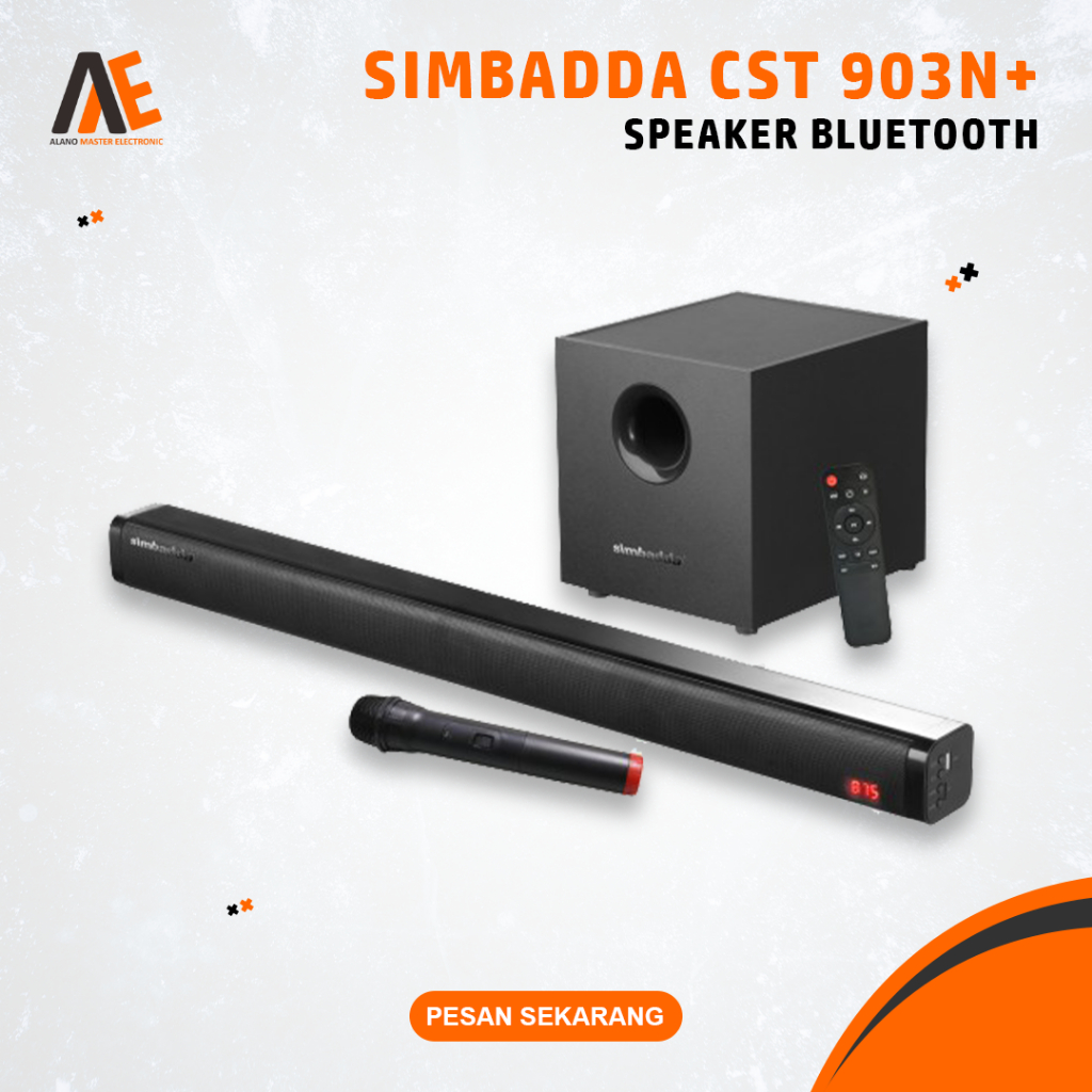 Jual Speaker Bluetooth Simbadda CST 903N+ Soundbar Karaoke TV PC Laptop HP | Shopee Indonesia