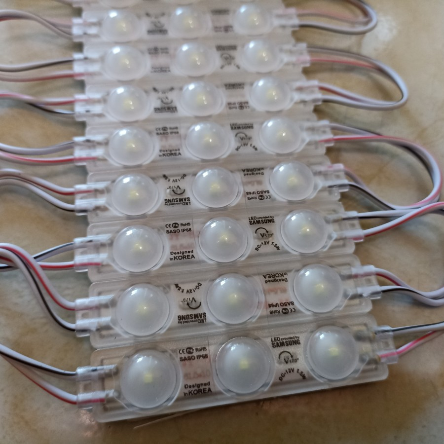 Jual Modul LED SASO Samsung 2835 12V 1.5W Doff IP68 Putih | Shopee ...