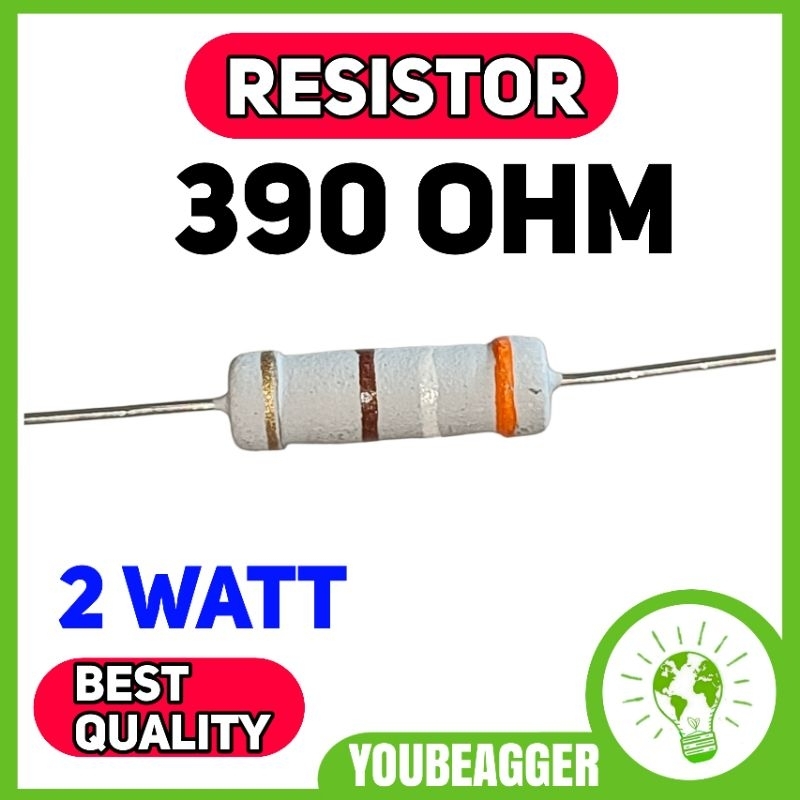 Jual Resistor 390 ohm 2W | Shopee Indonesia