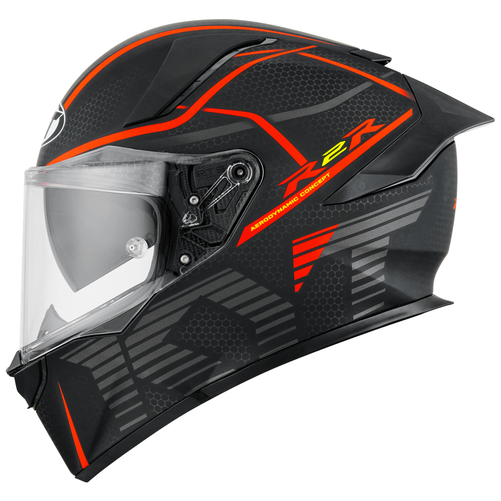 Jual HELM KYT R2R CONCEPT - MATT BLACK/RED | Shopee Indonesia