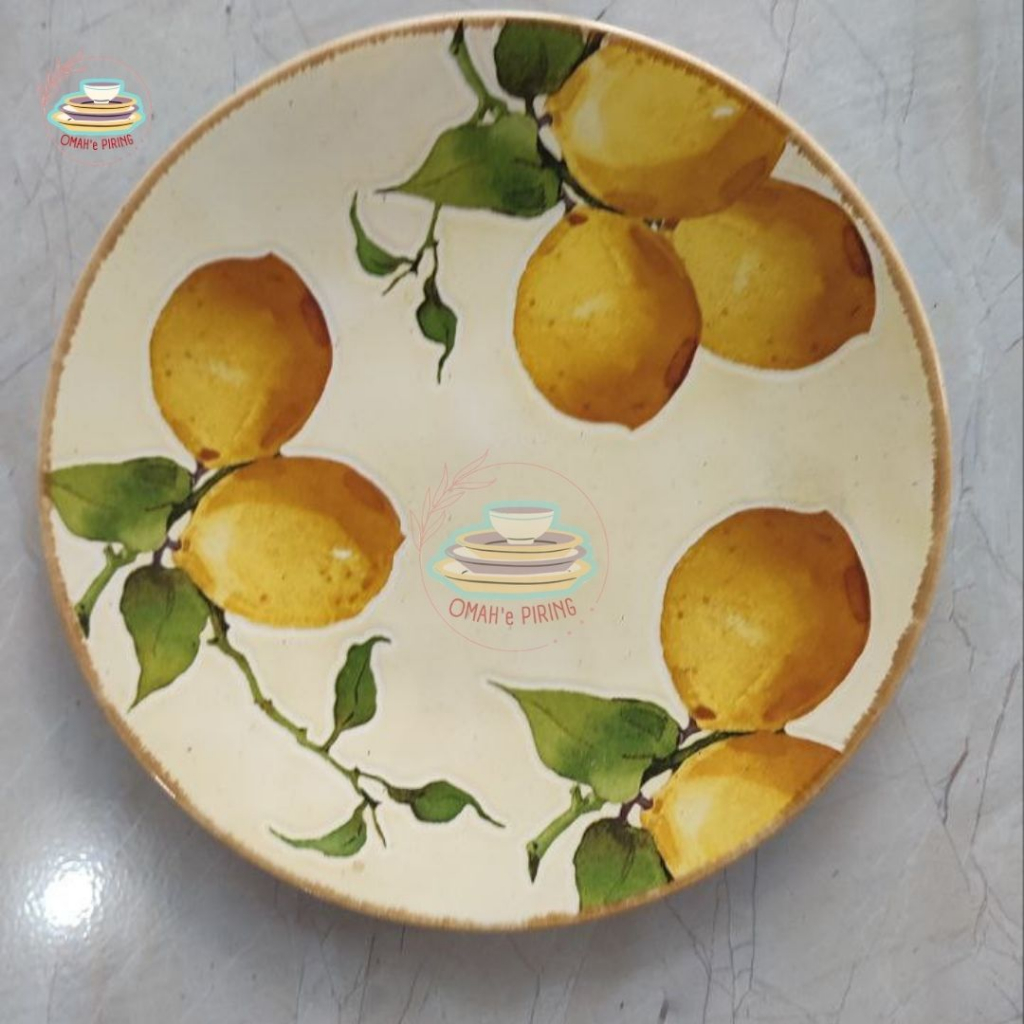 Jual Lemonade Plate / Piring Snack / Appetizer Plate / Piring Saji ...