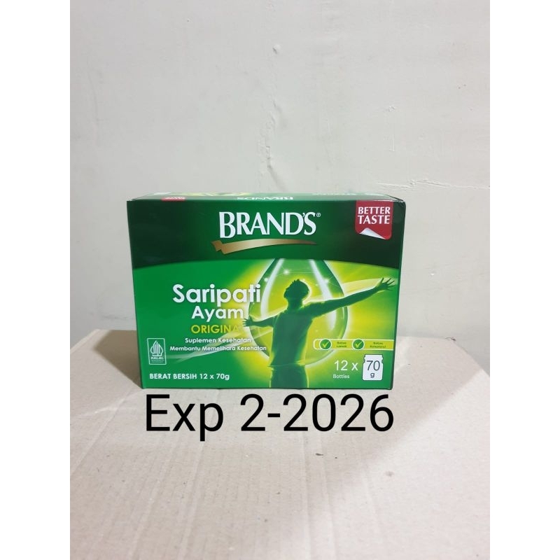 Jual Brands saripati ayam Brand sari pati ayam ORIGINAL 12 X 70 gram ...