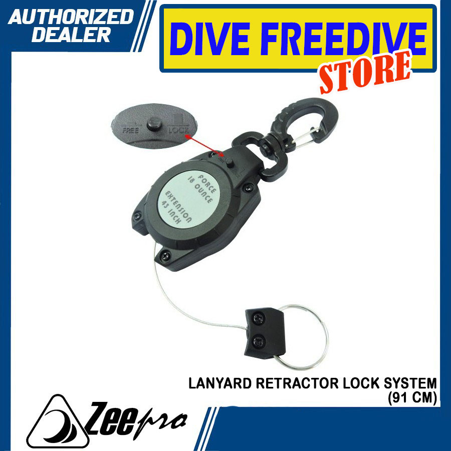 Jual Lanyard Retractor Zeepro with Lock System 91cm Plastic Head ...