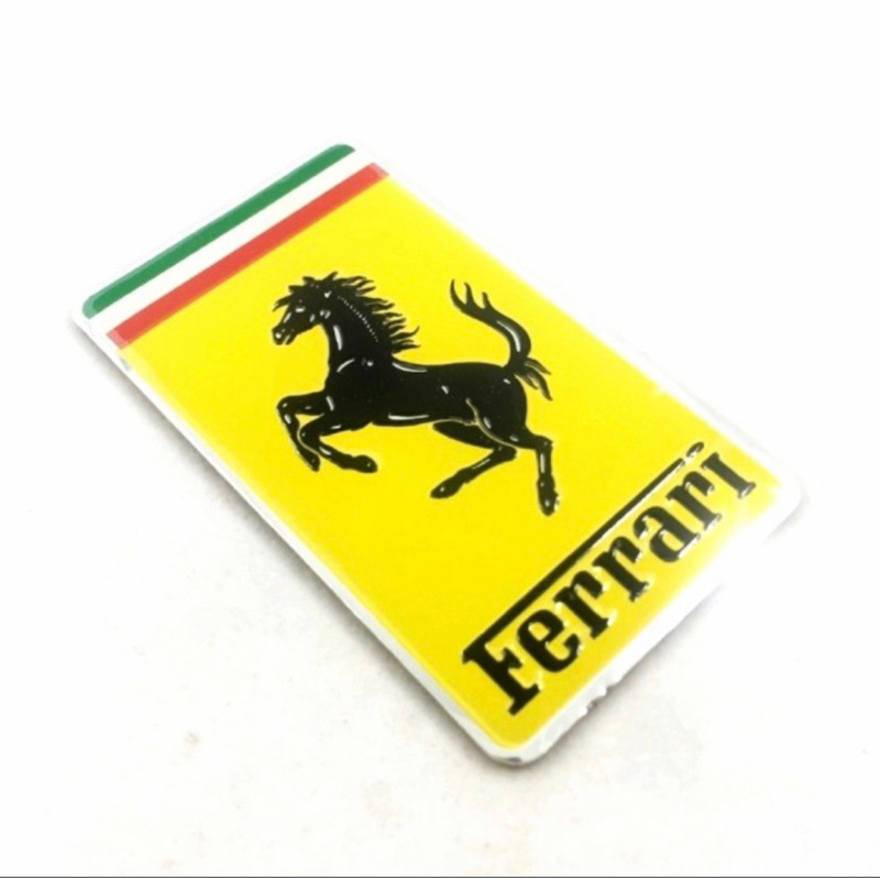 Jual Stiker Emblem Mobil FERRARI Bahan Aluminium | Shopee Indonesia