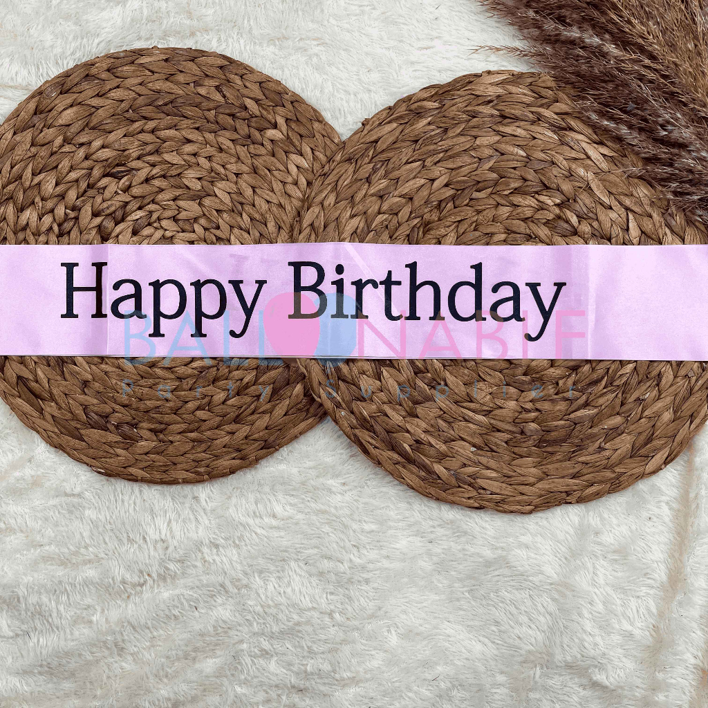 Jual Selempang Happy Birthday | Sweet Seventeen | Ulang Tahun SABLON ...