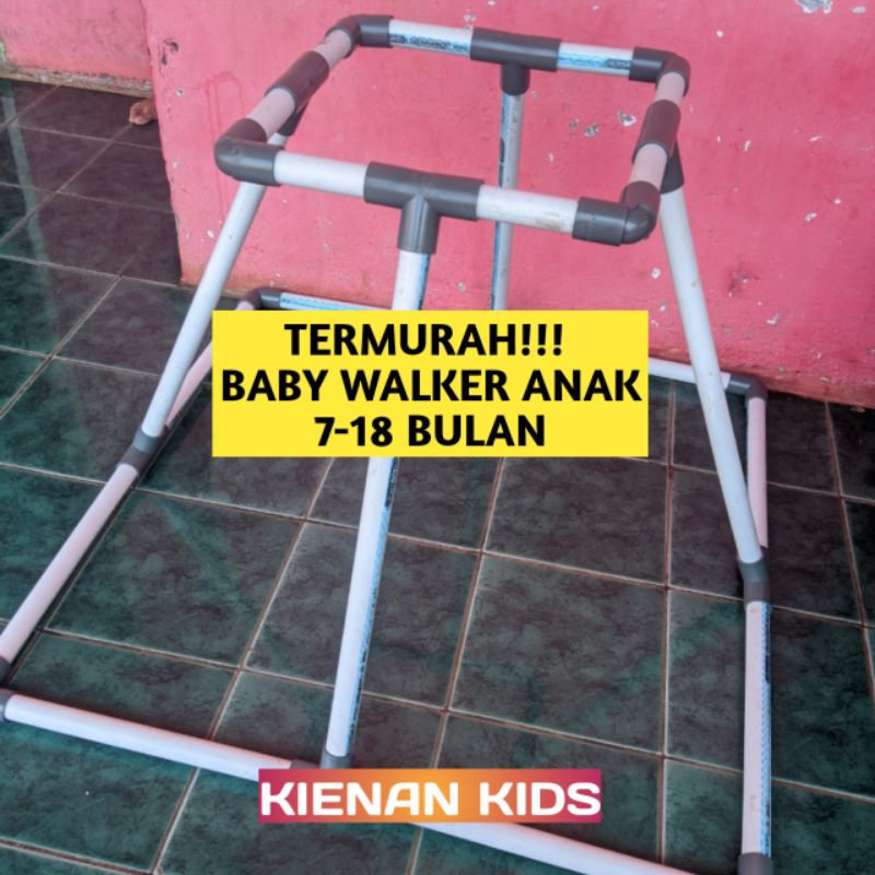 Jual BABY WALKER PIPA PARALON / pvc ALAT BANTU JALAN ANAK PIPA PARALON ...