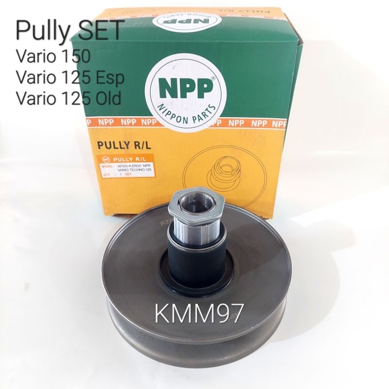 Jual PAKET Puly Pully Pulley CVT Belakang Vario 150,Vario 125 Esp,Vario 125 Fi Old NPP | Shopee ...