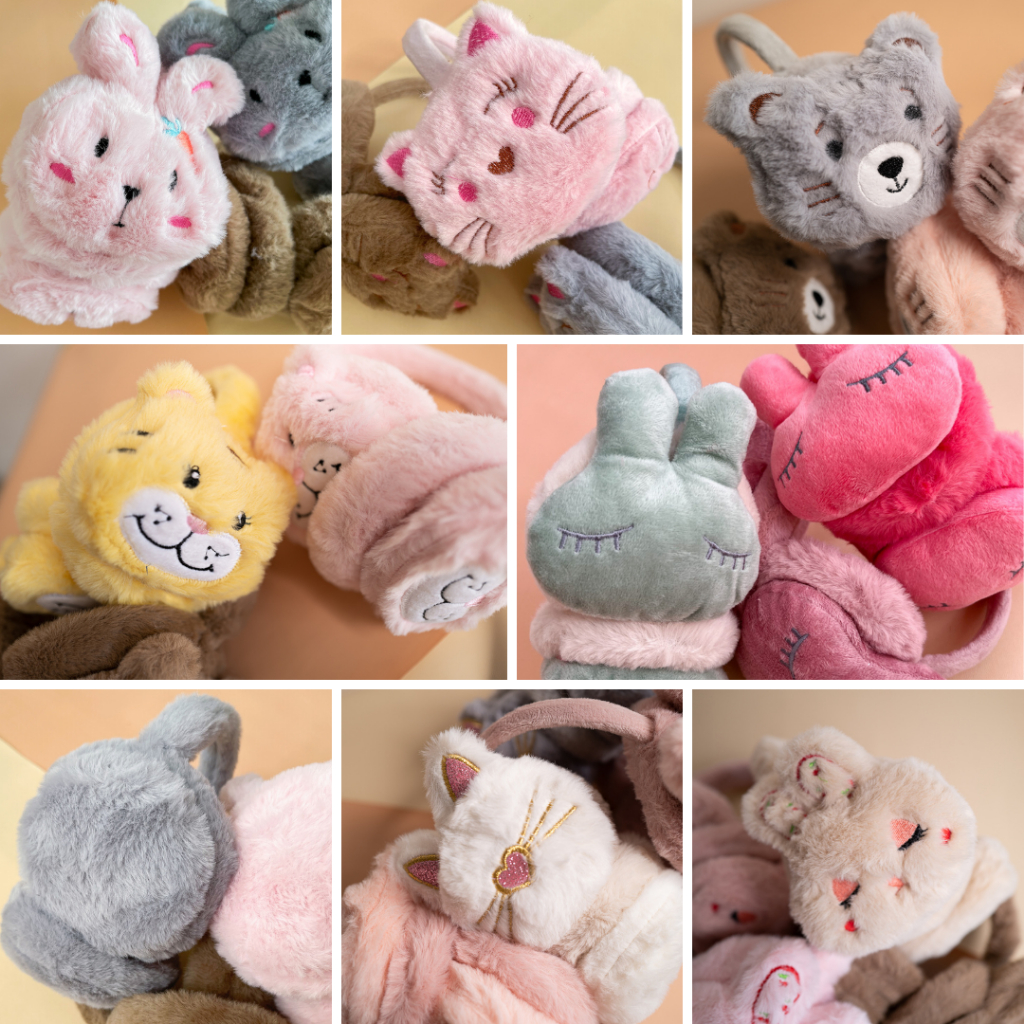 Jual Earmuff Penutup Telinga Bayi Anak hingga Dewasa Karakter Cat Bear ...