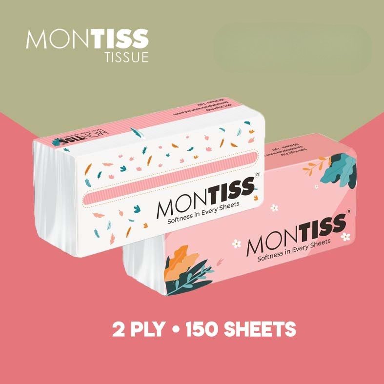 Jual [1 PACK] Montiss Facial Tissue 150 Sheets | Shopee Indonesia