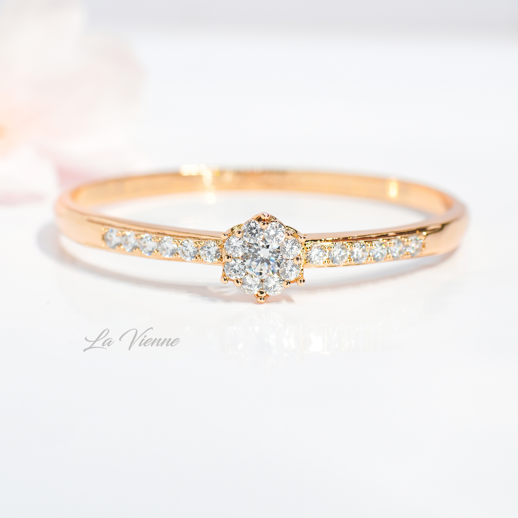 Jual La Vienne - Gelang Bangle Titanium Wanita - 5 Variasi Anya ...