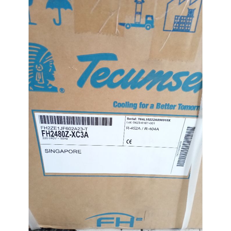 Jual Compressor Tecumseh FH2480Z R404A 2HP | Shopee Indonesia