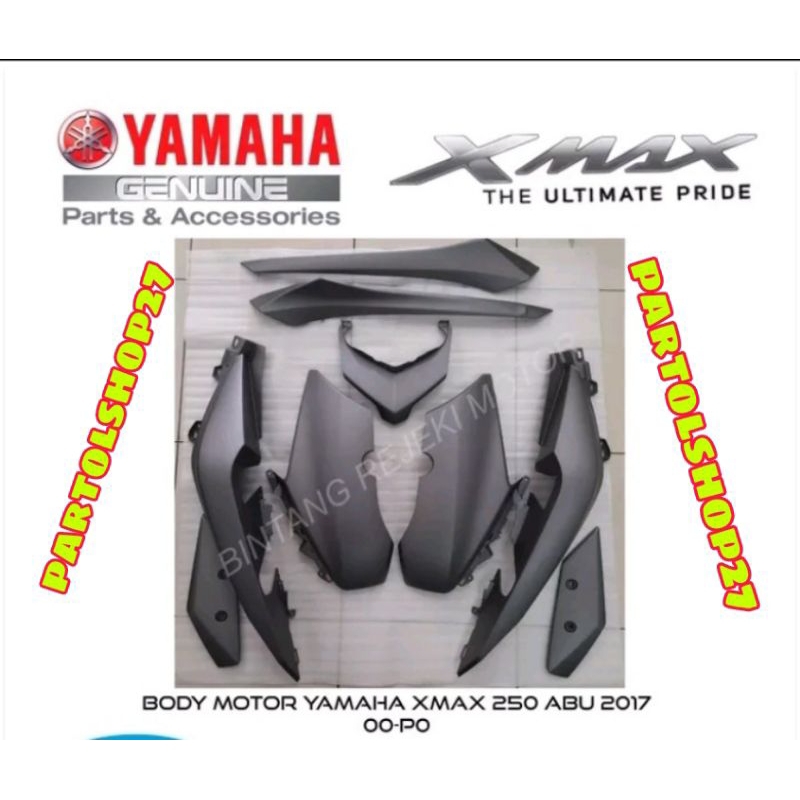 Jual BODY MOTOR YAMAHA XMAX 250 GRAY METALLIC 3 | Shopee Indonesia