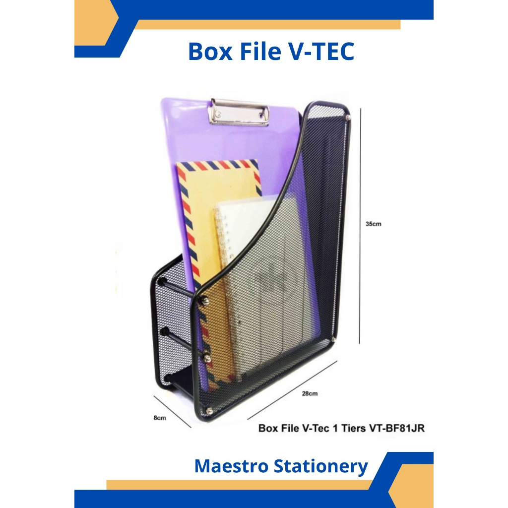 Jual Box File / Tempat Dokumen / Tempat File Jaring Besi 1 SAP V-Tec ...