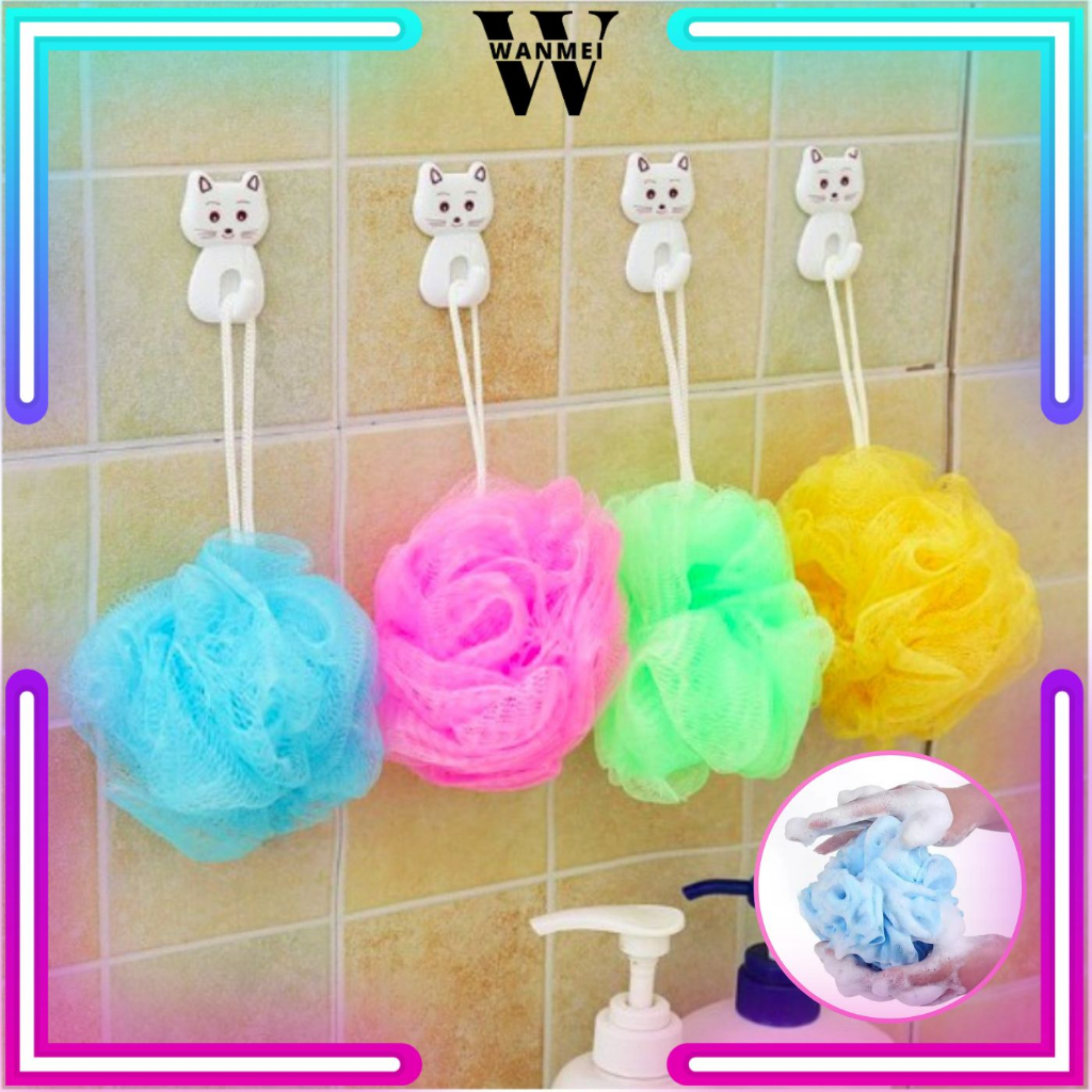 Jual WM Spons Mandi Jaring Rainbow Spon Sponge Shower Gel Spons Mandi ...