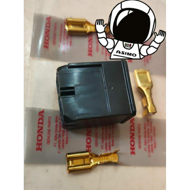 Jual Soket terminal ECU ACG spull Hitam Original Honda Fi all New Vario ...