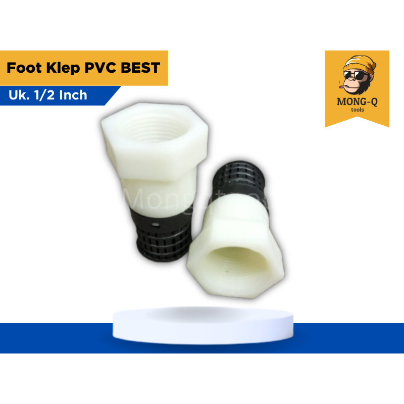 Jual Foot Klep Valve PVC 1/2 Inch BEST | Shopee Indonesia