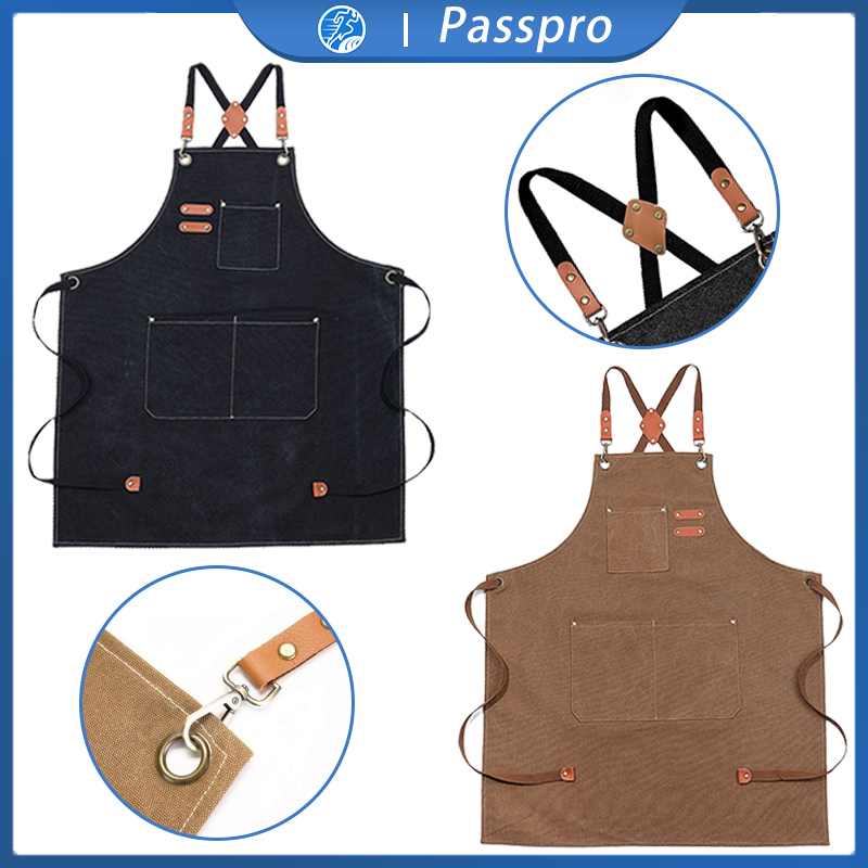 Jual Apron Barista Waterproof Apron Chef Profesional Appron Bartender ...