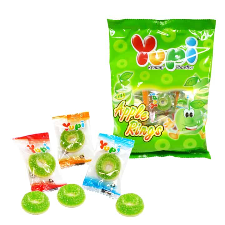 Jual Yupi Gummy Candies Apple Rings 120 g | Shopee Indonesia