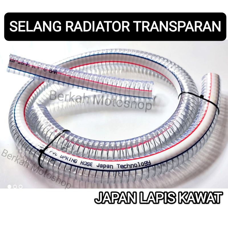 Jual [PROMO] SELANG RADIATOR JAPAN SPRING BENING TRANSPARAN LAPIS KAWAT ...