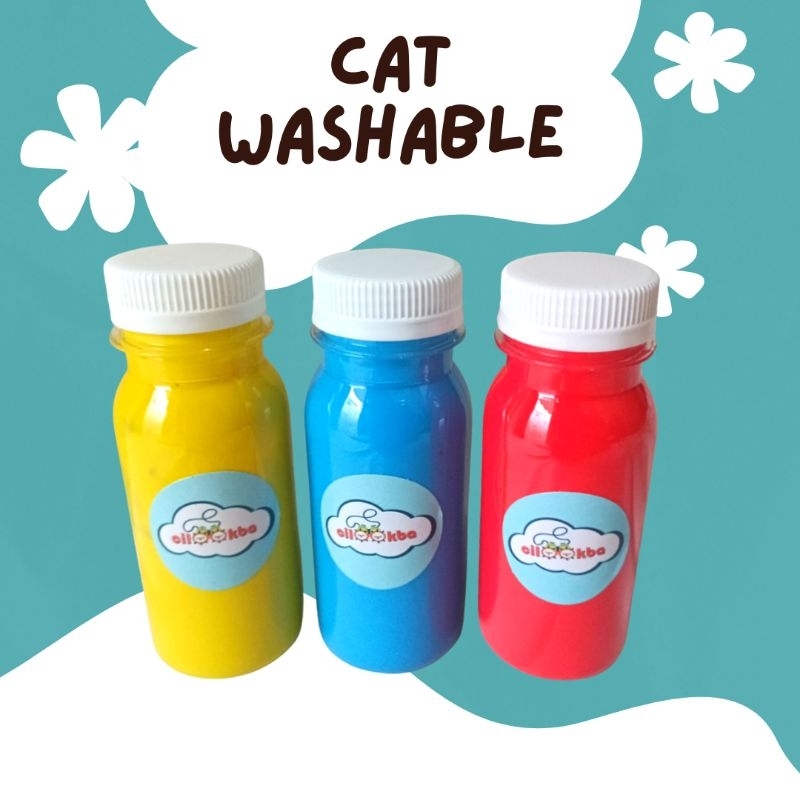 Jual Cat Lukis Poster Tempera Anak Mudah Dibersihkan Washable Finger ...
