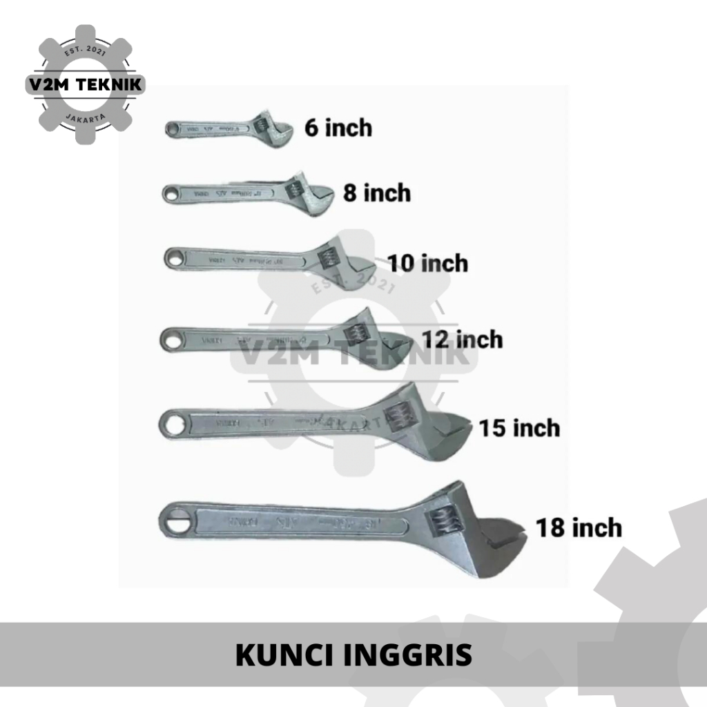 Jual ATS Kunci Inggris 18" / Adjustable Wrench 18 Inch / Kunci Inggris ...