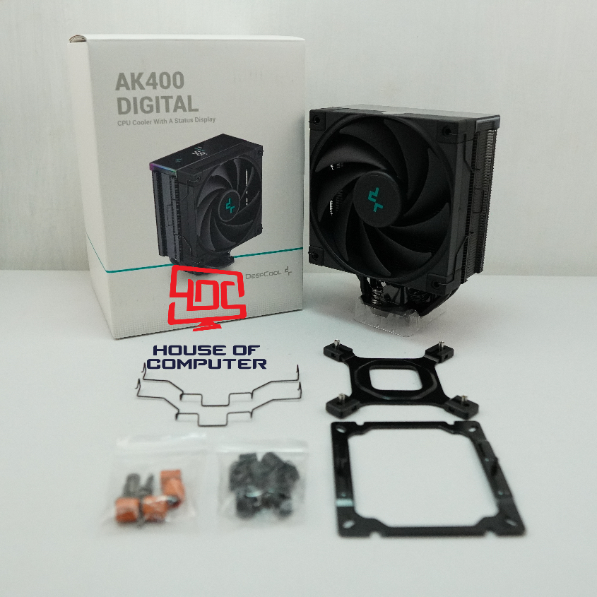 Jual FAN PROCESSOR DEEPCOOL AK400 LGA 1700/AMD AM5 12CM AK400 DIGITAL ...