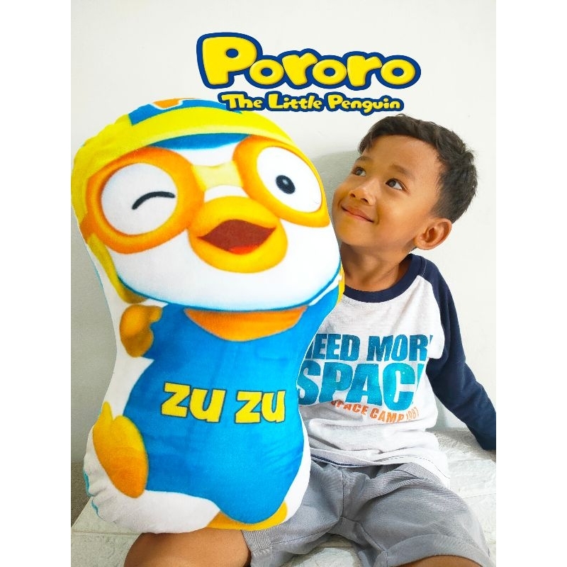 Jual BONEKA PORORO FREE NAMA MAINAN PORORO KADO PORORO BANTAL PORORO ...