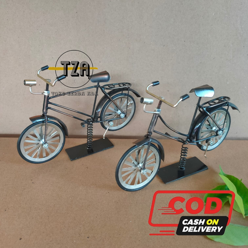 Jual Miniatur Sepeda Onthel Jawa Logam Dasboard Mobil 1 pcs | Shopee ...