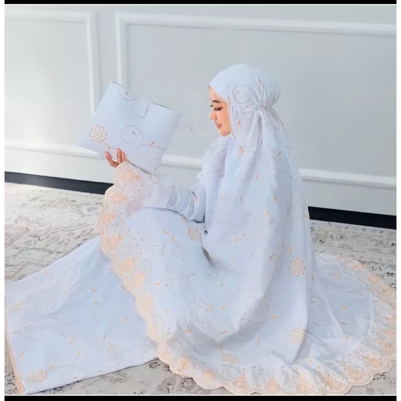 Jual Mysha_store.official - [COD] Mukena Dewasa Gracella Renda Series ...