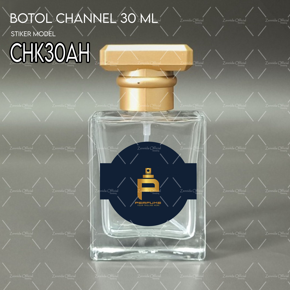 Jual Stiker Botol Parfum Ch Chanel 30 ml Parfume Sticker Label Custom ...
