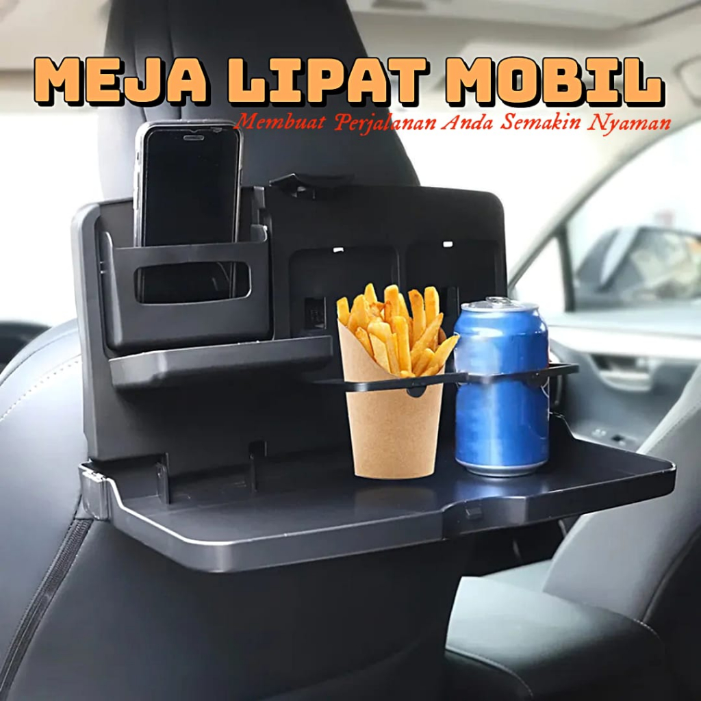 Jual AZ MEJA LIPAT KURSI MOBIL/RAK MAKAN MINUM/CAR TRAVEL DINING TRAY ...