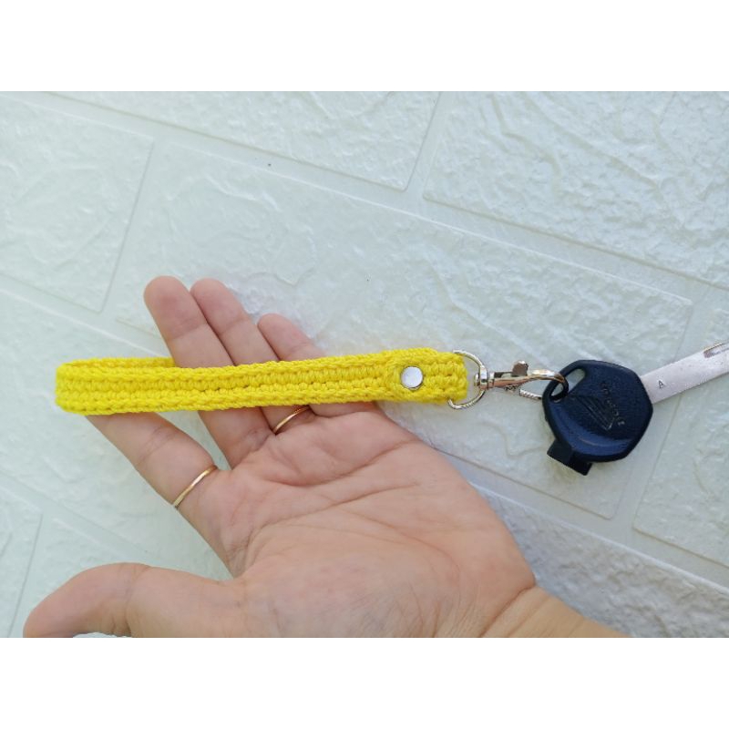 Jual TALI RAJUT DOMPET TALI TAS RAJUT CHARM GANTUNGAN KUNCI KEYCHAIN ...