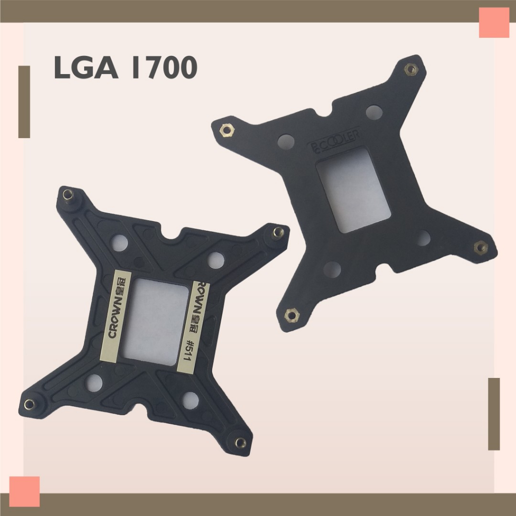 Jual Mounting Bracket INTEL LGA 1700 - Backplate LGA1700 CPU Cooler ...