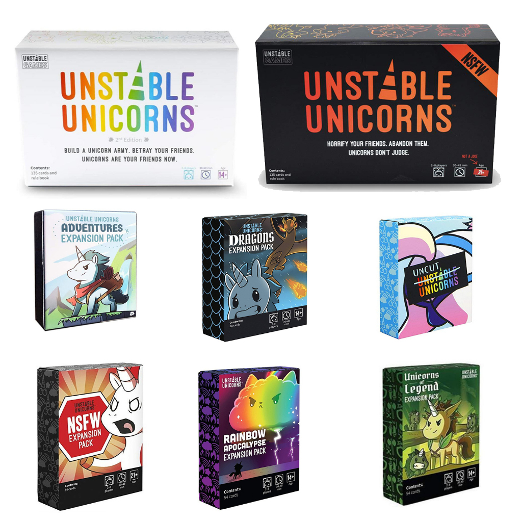 Jual Board Game Card Unstable Unicorn 2nd Edition Complete All Series ...