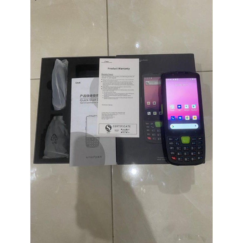 Jual scanner seuic autoid q9 android 10 jaringan 4G | Shopee Indonesia
