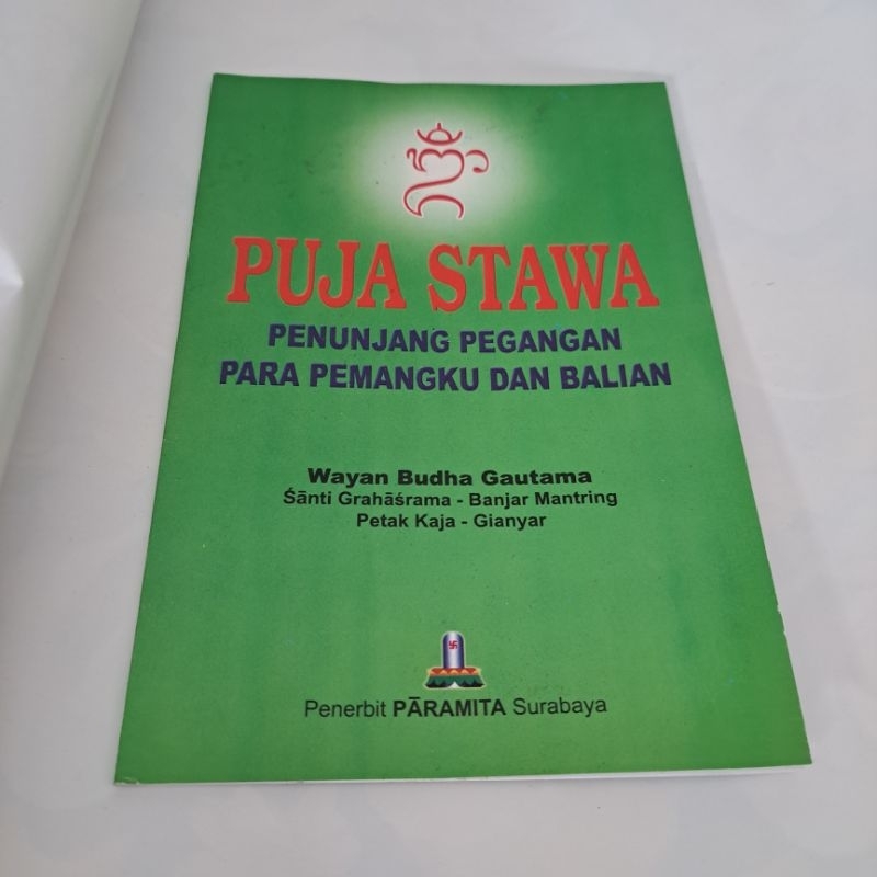 Jual Buku Puja Stawa Penunjang Pegangan Para Pemangku Dan Balian Agama Hindu Wayan Budha Gautama ...