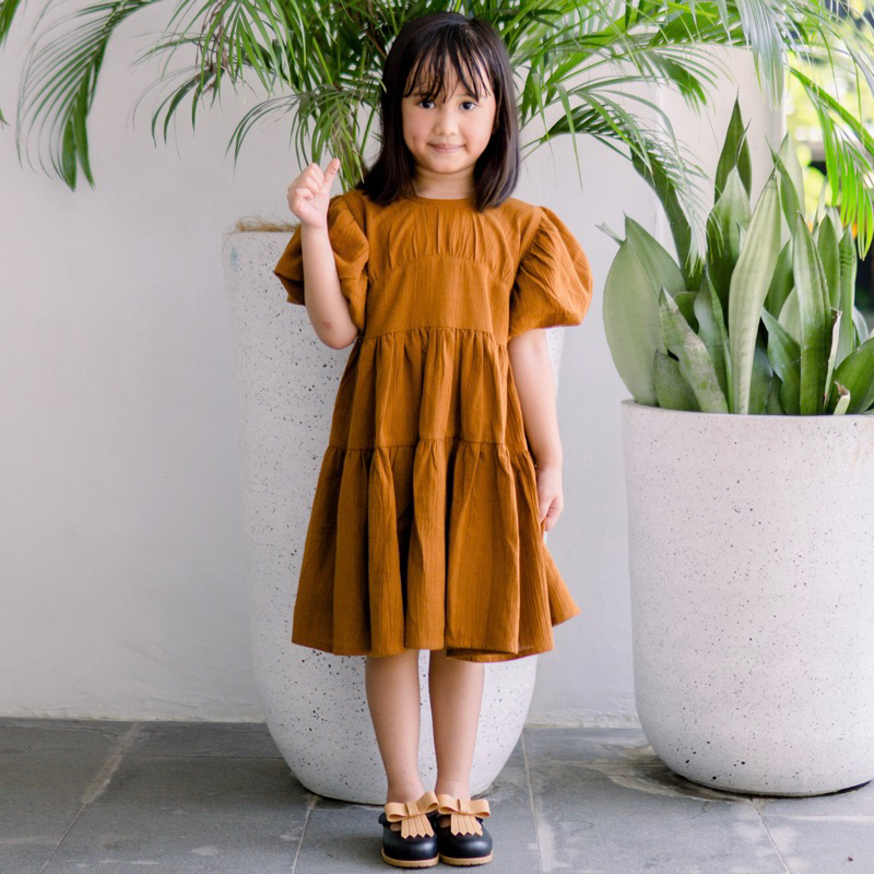 Jual (1-5 Tahun) FREYA-Dress Anak | Dress Balon Anak Perempuan | Dress ...