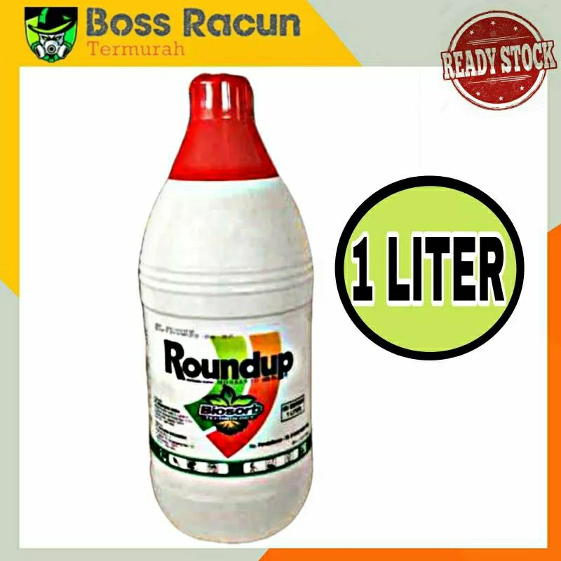 Jual ROUNDUP 486SL 1 LITER HERBISIDA PEMBASMI RUMPUT LIAR/ OBAT RUMPUT ...