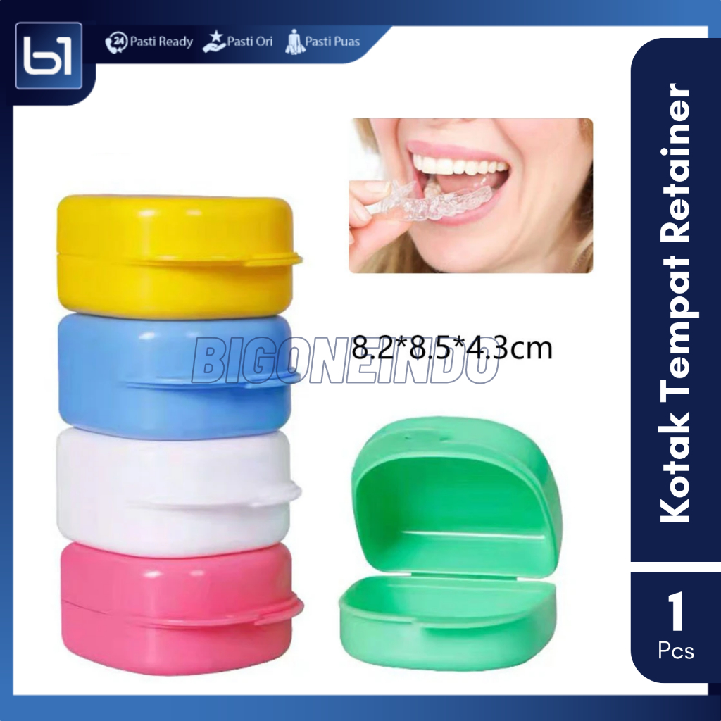 Jual Dental Kotak Retainer Kecil & Besar, Tempat Gigi Palsu, Box ...