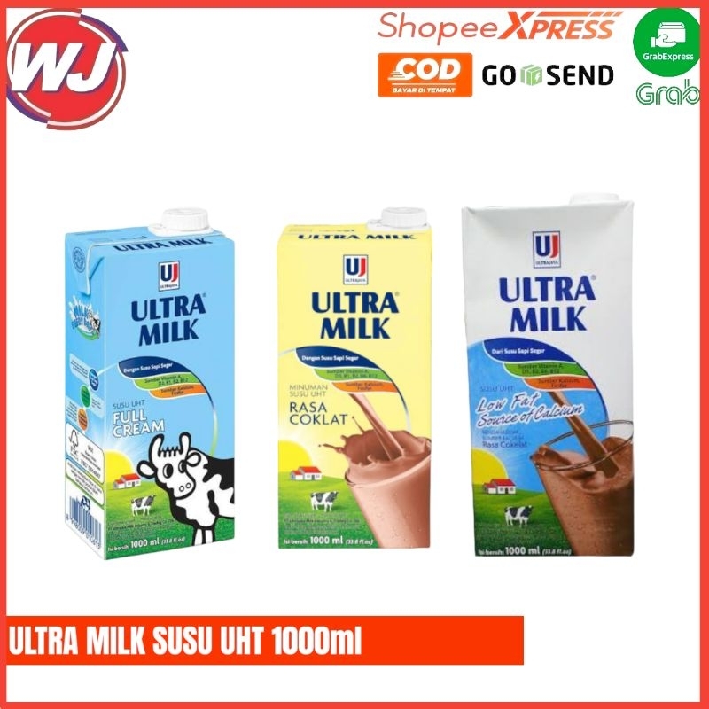 Jual ULTRA MILK SUSU UHT 1000ml | Shopee Indonesia