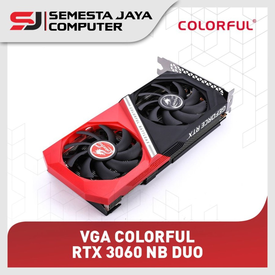 Jual VGA COLORFUL RTX 3060 NB DUO 8GB GDDR6 GeForce RTX3060 | Shopee ...