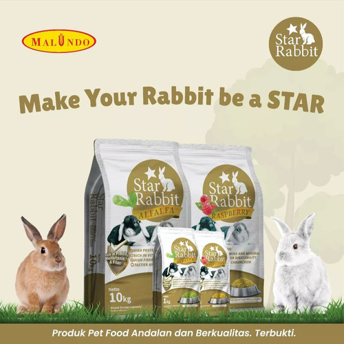 Jual STAR RABBIT 10Kg Pakan Makanan Kelinci Premium Rabbit Food Mirip ...
