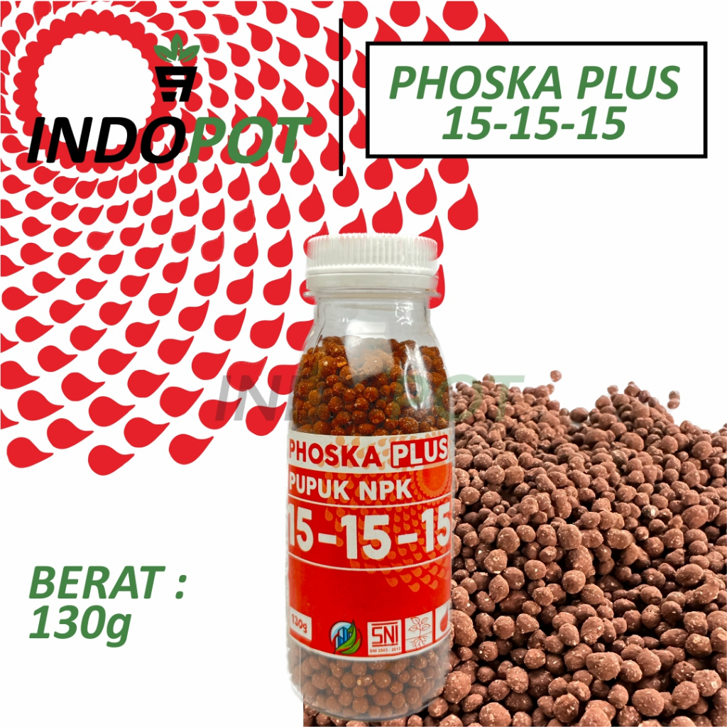 Jual Pupuk Phoska 15-15-15 Kemasan 130gr Pupuk Pemicu Pertumbuhan ...